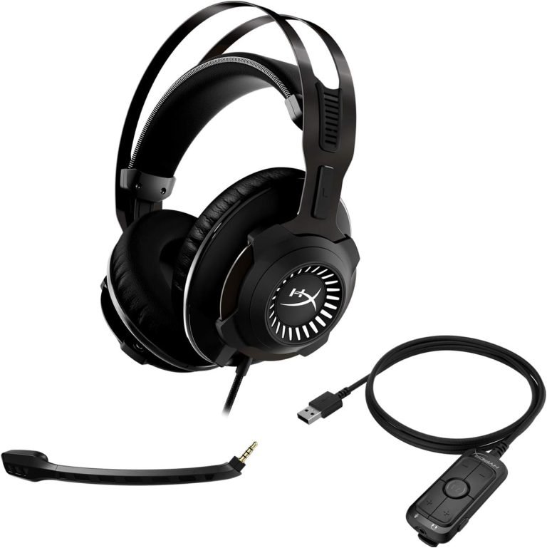 HyperX Cloud Revolver Gaming Headset with HyperX 7.1 Surround Sound ...